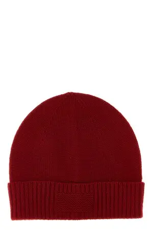 Guest In Residence Rib Cuff Cashmere Beanie - Red