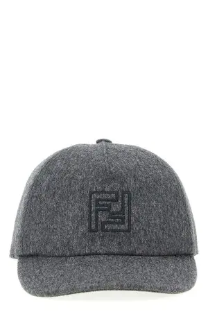 Fendi Wool And Cashmere Hat - Gray