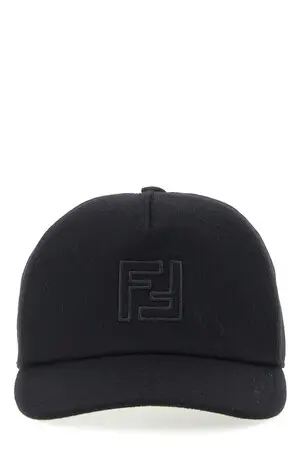Fendi Wool And Cashmere Hat - Black