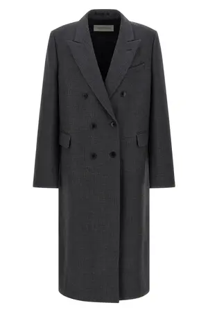 Dries Van Noten Double-breasted Wool Coat