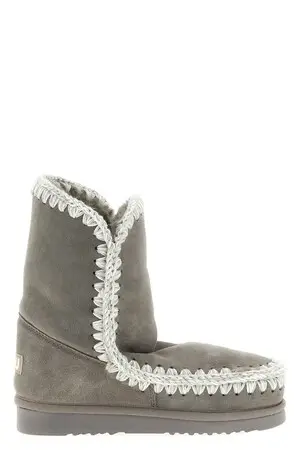 Mou Eskimo 24 Suede' Ankle Boots - Gray