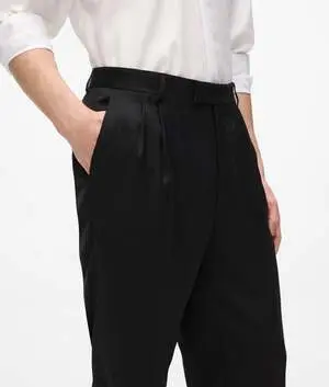 Karl Lagerfeld Kl Studio Double-pleat Suit Pants