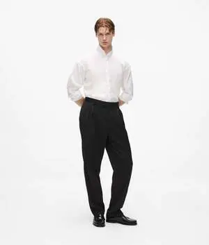 Karl Lagerfeld Kl Studio Double-pleat Suit Pants
