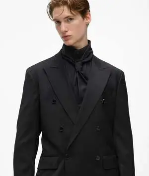 Karl Lagerfeld Kl Studio Double-breasted Suit Jacket