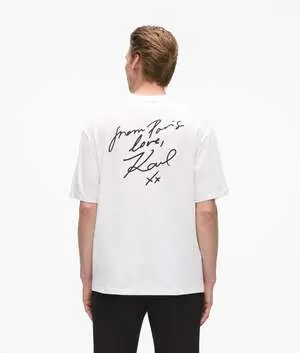 Karl Lagerfeld From Paris With Love T-shirt - White