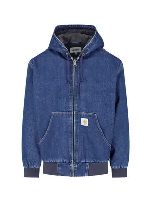 Carhartt Work In Progress Hooded Jacket "og Active - Blue