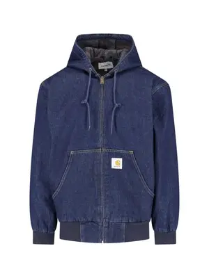 Carhartt Work In Progress Og Active Hooded Jacket - Blue