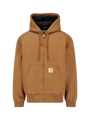 Carhartt Work In Progress Hooded Jacket "og Active - Brown