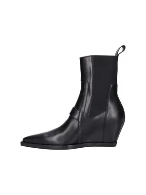 Rick Owens Ankle Boots "sharp Wedge