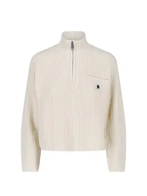 Carhartt Work In Progress Sweater Zip "detroit" White