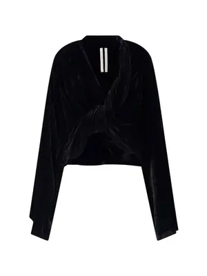 Rick Owens Top "tower Twist" Black