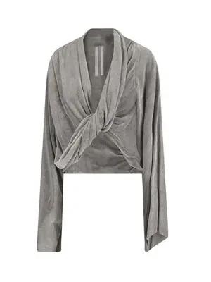 Rick Owens Top "tower Twist - Gray