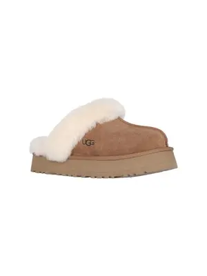 UGG Disquette Platform Mules - Brown