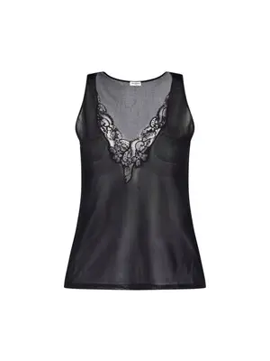 Balmain Lace Tank Top
