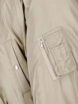 Auralee Silk Twill Bomber Jacket