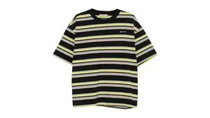 Marni Striped Short Sleeve T-shirt - Acid