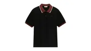 Marni Short Sleeve Slim Fit Polo Shirt - Black