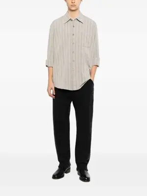 UMA WANG Ankle-length Knit Trousers - Grey