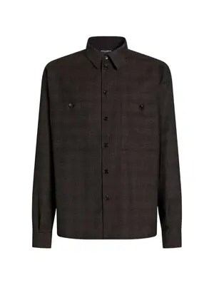 Dolce & Gabbana Glen Plaid Shirt