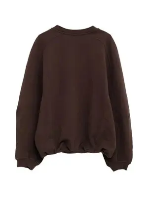 Jacquemus Ruban Sweatshirt With Logo Appliqu