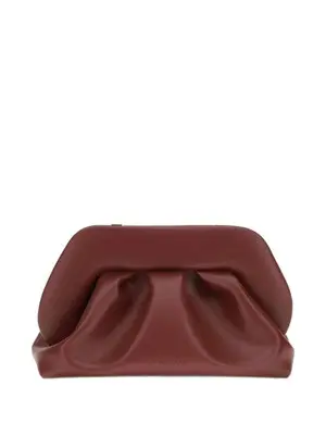 THEMOIRE Bios Ruched Clutch - Red