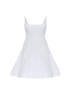 Jacquemus Agave Flared Mini Dress