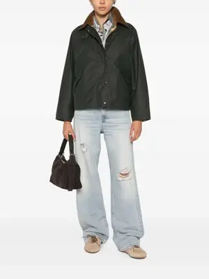 HAIKURE Wide-leg Jeans With A Distressed Finish