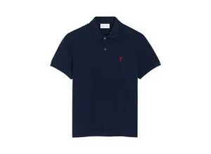 AMI Paris De Coeur Polo Shirt - Blue