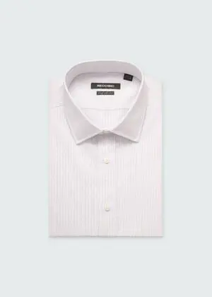 INDOCHINO Queenhill Vintage Dash Pattern Shirt - White