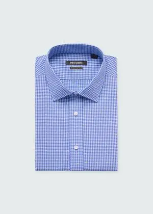 INDOCHINO Queniborough Gingham Dot Shirt - Blue