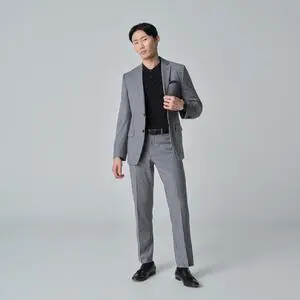 INDOCHINO Quidhampton Check And Gray Blazer - Navy