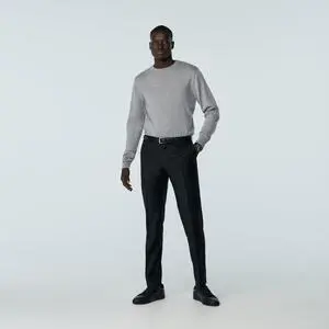 INDOCHINO Rothwell Windowpane Pants - Black