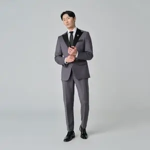 INDOCHINO Highworth Tuxedo Suit - Gray