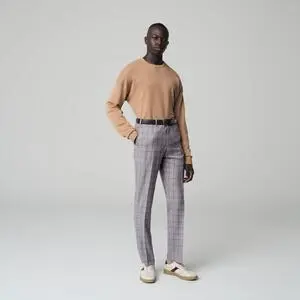 INDOCHINO Paxton Check Light Pants - Gray