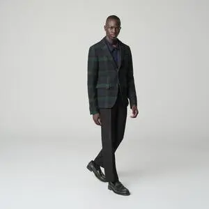 INDOCHINO Bradford Buffalo Plaid Hunter Blazer - Green