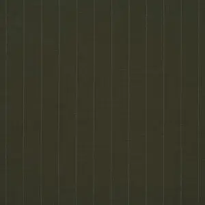 INDOCHINO Howell Wool Stretch Chalk Stripe Dark Olive Blazer - Green