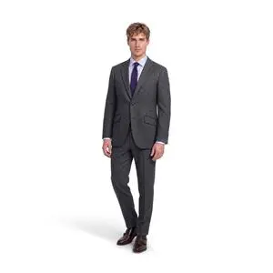 INDOCHINO Montaldo Micro Houndstooth Flannel Blazer - Gray
