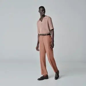 INDOCHINO Outwell Dobby Terracotta Pants - Orange