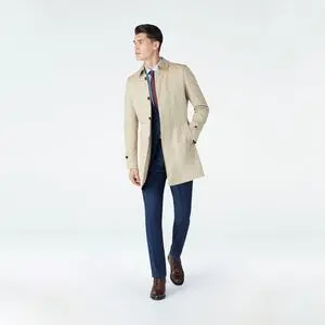INDOCHINO Highcliffe Khaki Mac Coat - Brown