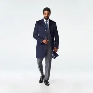 INDOCHINO Heartford Overcoat - Navy
