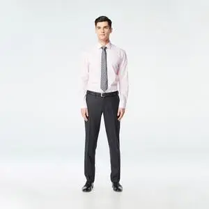 INDOCHINO Hayle Sharkskin Charcoal Pants - Gray