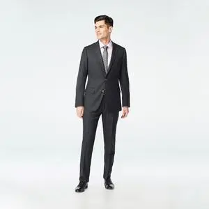 INDOCHINO Hayle Sharkskin Charcoal Blazer - Gray