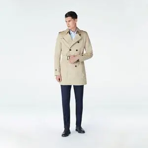 INDOCHINO Heywood Khaki Trench Coat With Detachable Lining - Brown