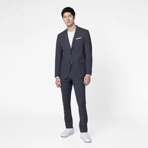 INDOCHINO Howell Wool Stretch Blazer - Gray
