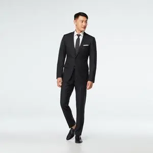 INDOCHINO Highbridge Herringbone Suit - Black
