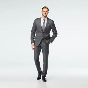 INDOCHINO Highbridge Herringbone Charcoal Suit