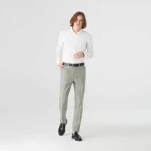 INDOCHINO Brighton Prince Of Wales Sage Pants - Green