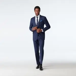INDOCHINO Howell Wool Stretch Blazer - Navy
