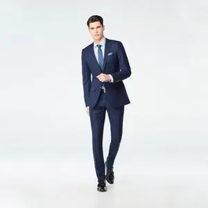 INDOCHINO Harrogate Windowpane Blazer - Blue