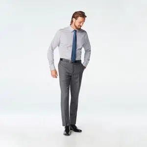 INDOCHINO Harrogate Glen Check Charcoal Pants - Gray